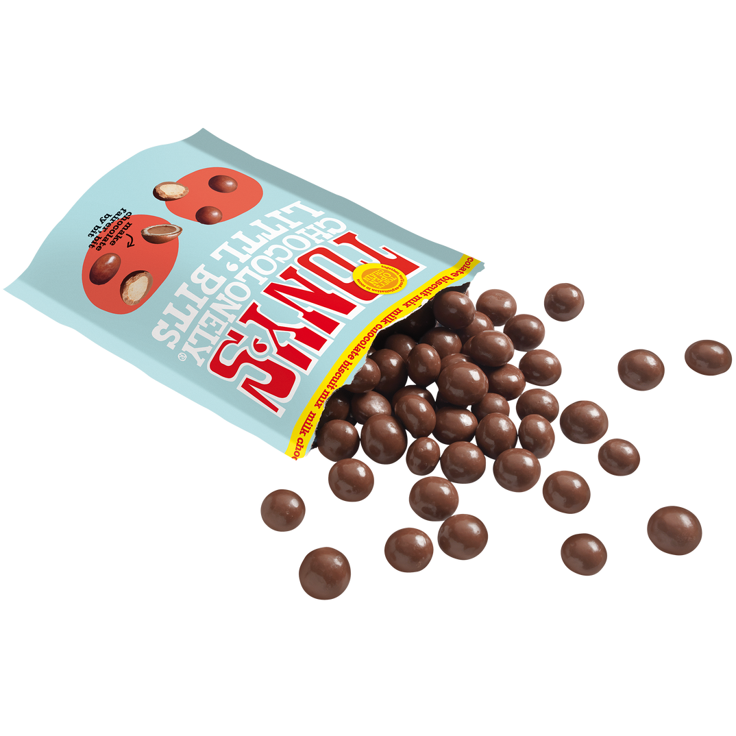 Littl' Bits milk chocolate biscuit mix – Tony’s Chocolonely UK